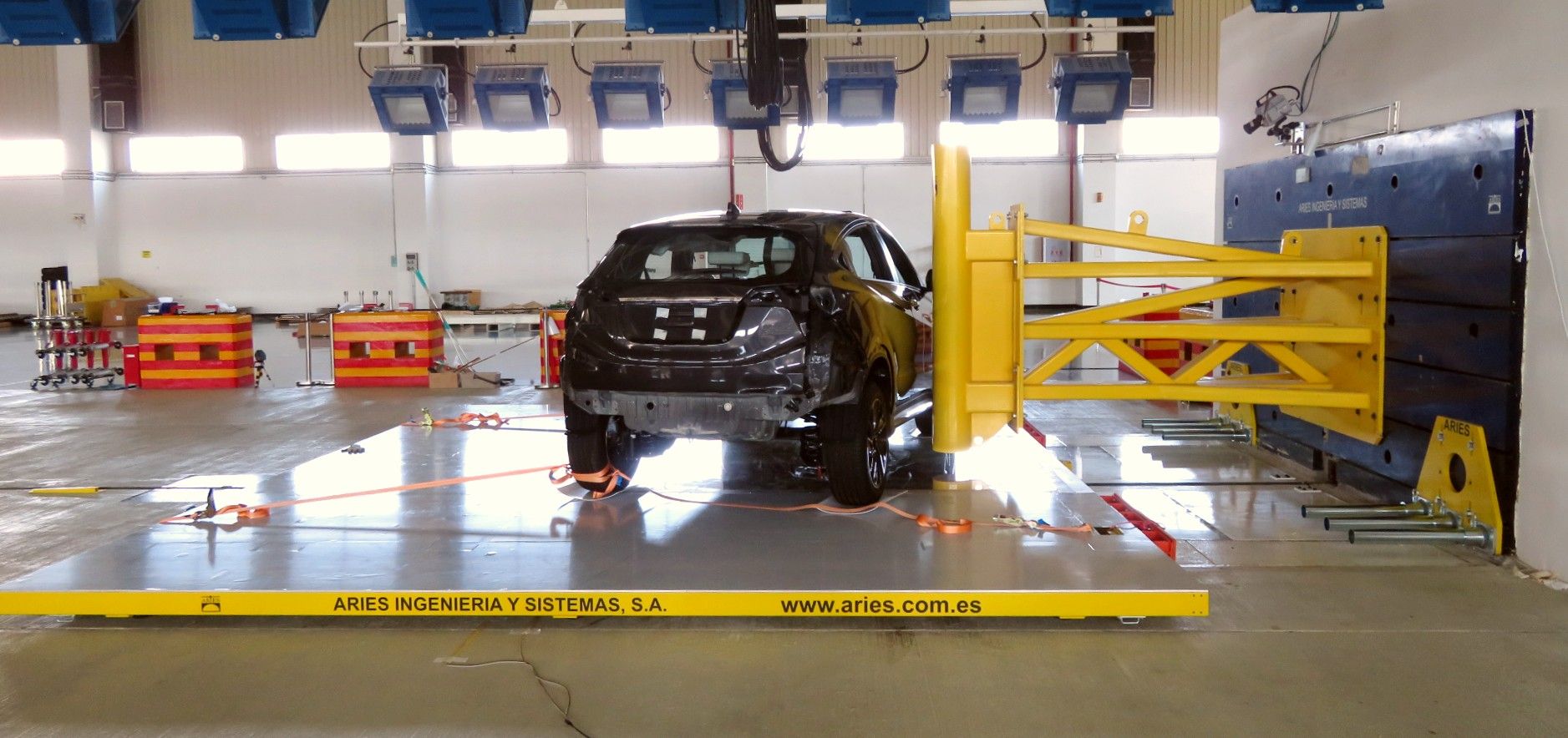 New Flying Floor for Side Pole Testing - Aries Engineering and Systems